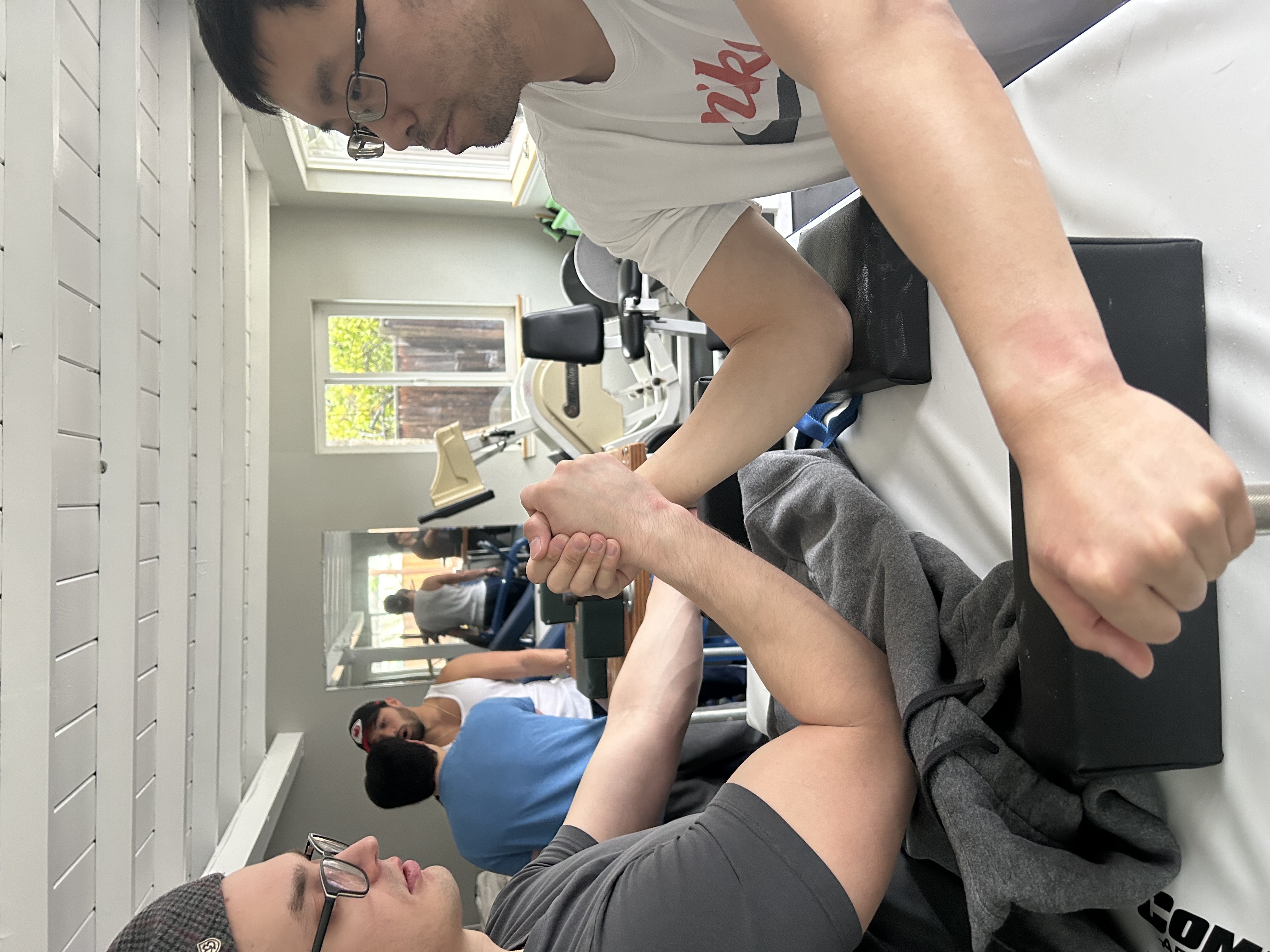 Strength vs. Technique in Armwrestling