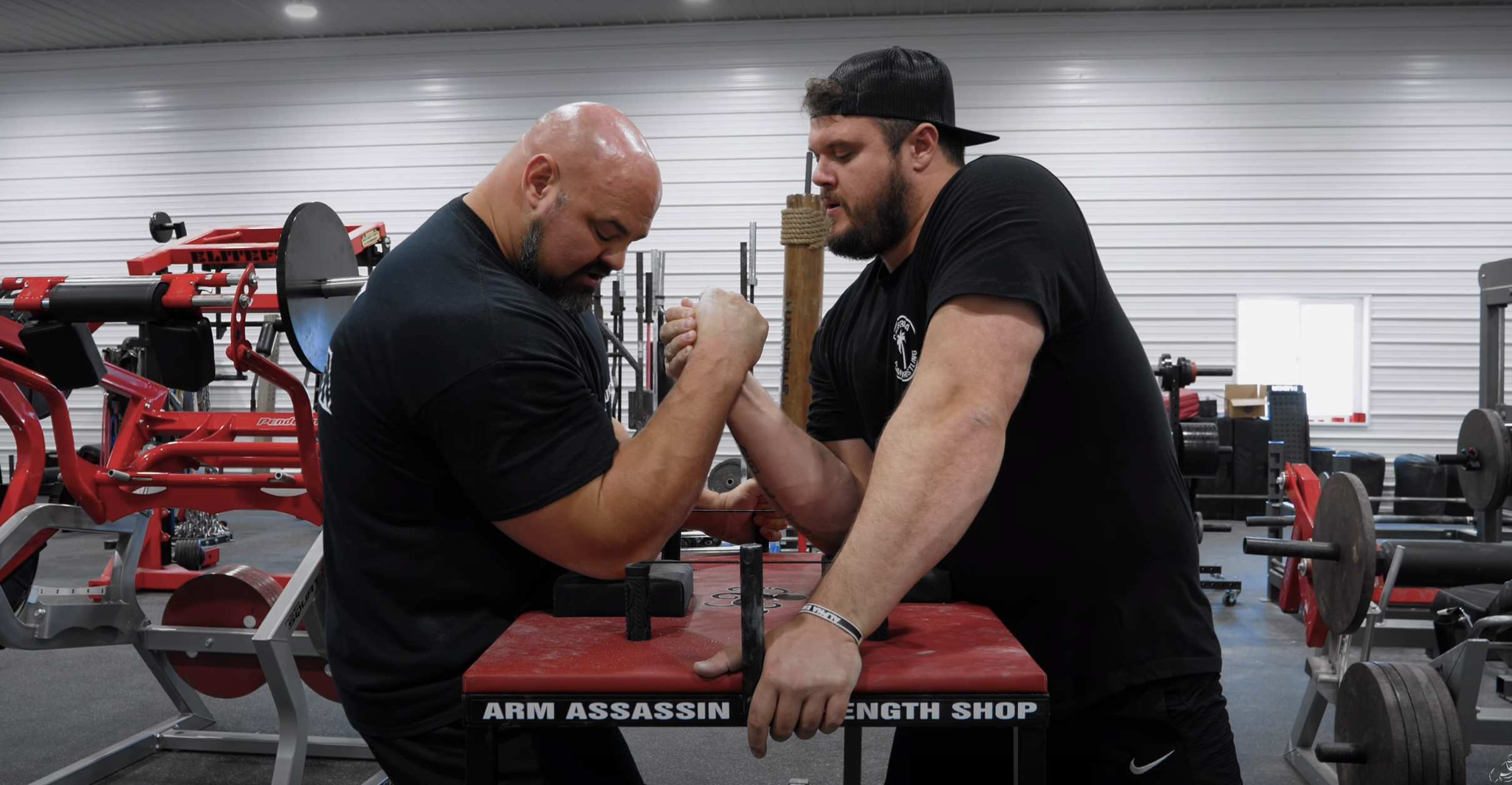 Strength vs. Technique in Armwrestling